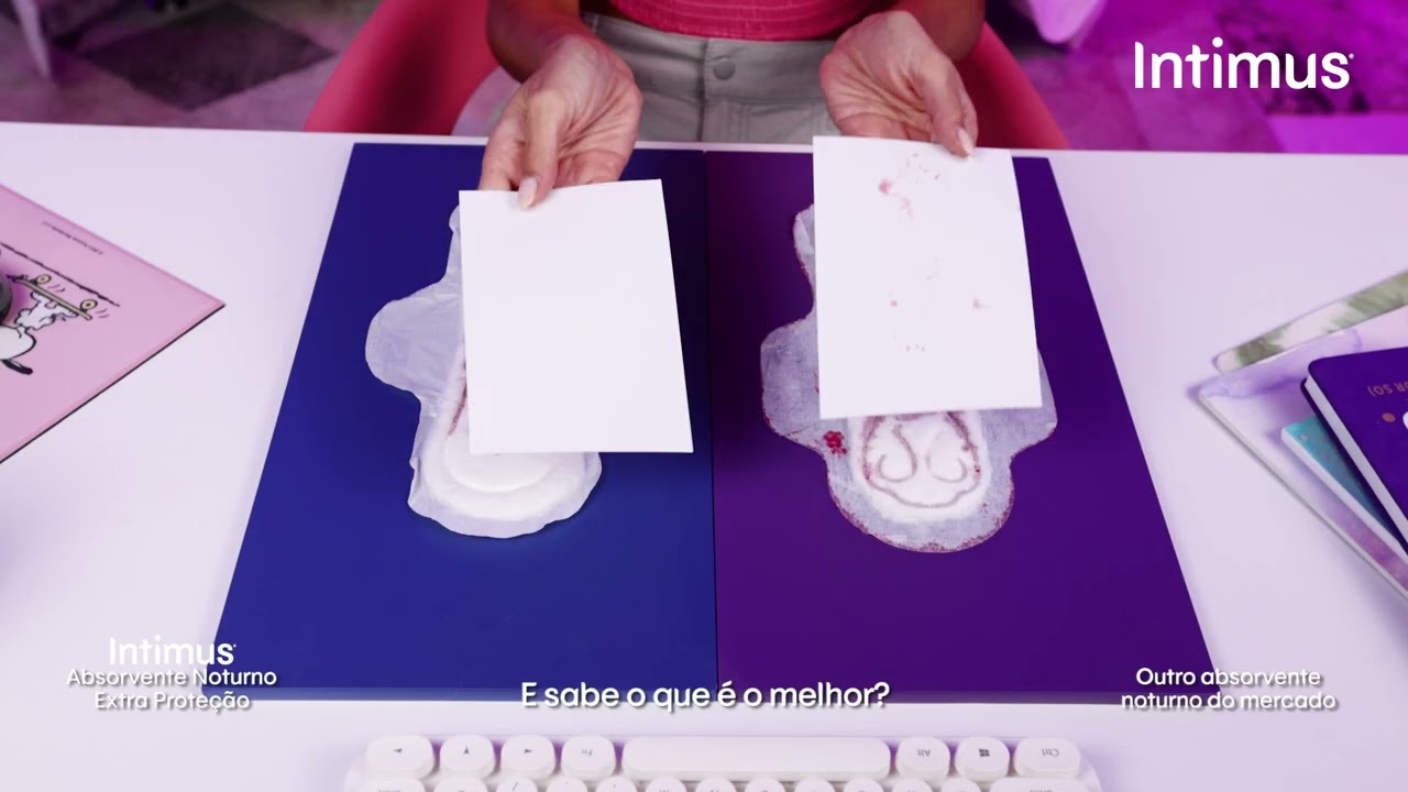 Absorvente Intimus® Noturno Extra Proteção | Cobertura Suave