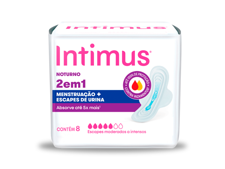 Absorvente Intimus® 2 em 1 Noturno