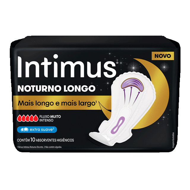Absorvente Intimus® Noturno Extra Proteção Longo