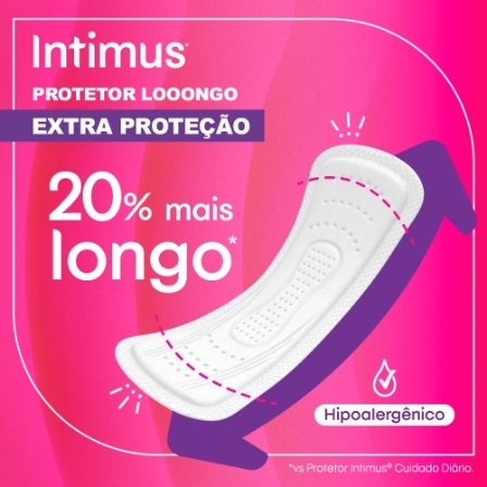 Protetor Diário Intimus® Longo Extra Proteção