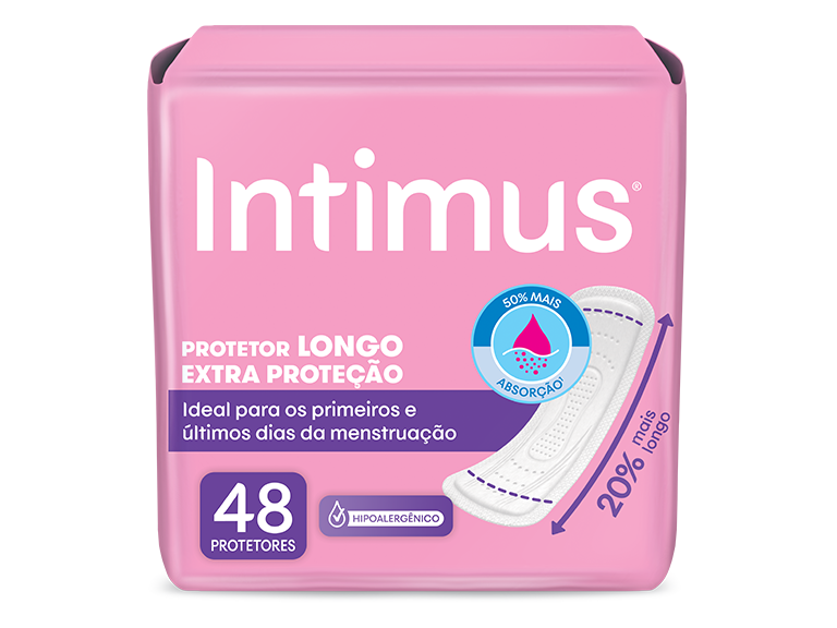 Protetor Diário Intimus® Longo Extra Proteção